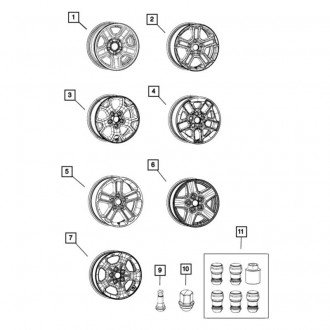 Jeep Gladiator OEM Wheels | Original Steel & Alloy Wheels — CARiD.com