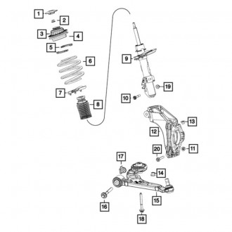 Chrysler 200 OEM Suspension Parts | Shocks, Struts — CARiD.com