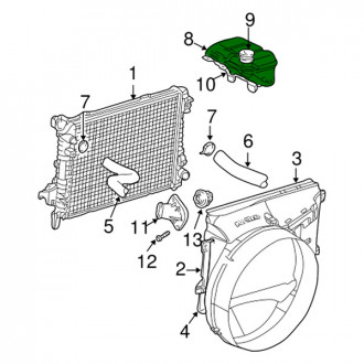 Dodge Ram Replacement Coolant Tanks & Components – CARiD.com