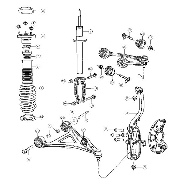 Mopar® 05181548AF - Shock Absorber