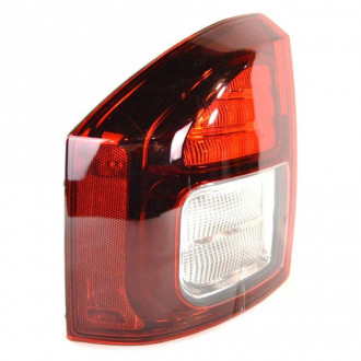 Jeep Compass Custom LED Tail Lights - Bolt On, Black, Smoke | CARiD