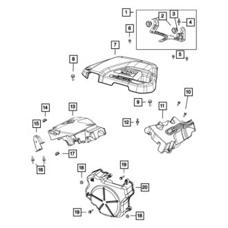 2022 Jeep Gladiator Custom Engine Covers | CARiD