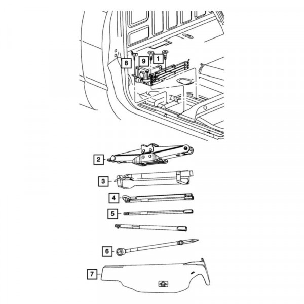 Mopar® 06104994AA - Nut