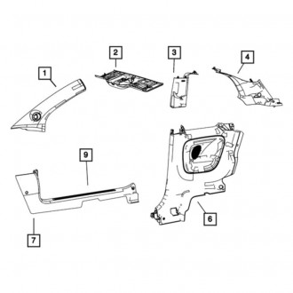 Fiat 500 Replacement Car Window Frames — CARID.com