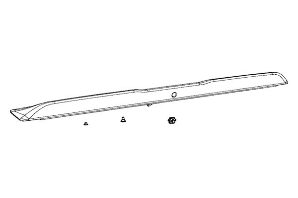 Mopar® 1ZB40RXFAJ - Rear Spoiler Kit