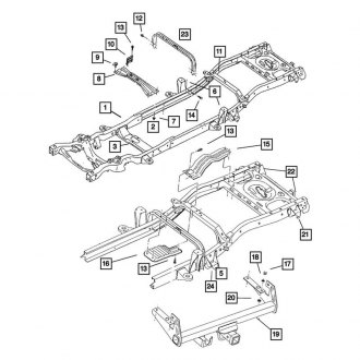 2003 Dodge Dakota Chassis Frames & Body Parts — CARiD.com
