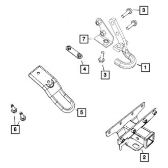 Jeep Wrangler OEM Trailer Hitches - Hidden, Heavy Duty | CARiD