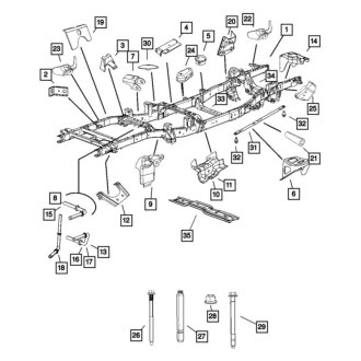 Ram 2500 Replacement Chassis Frames & Rails - CARiD.com