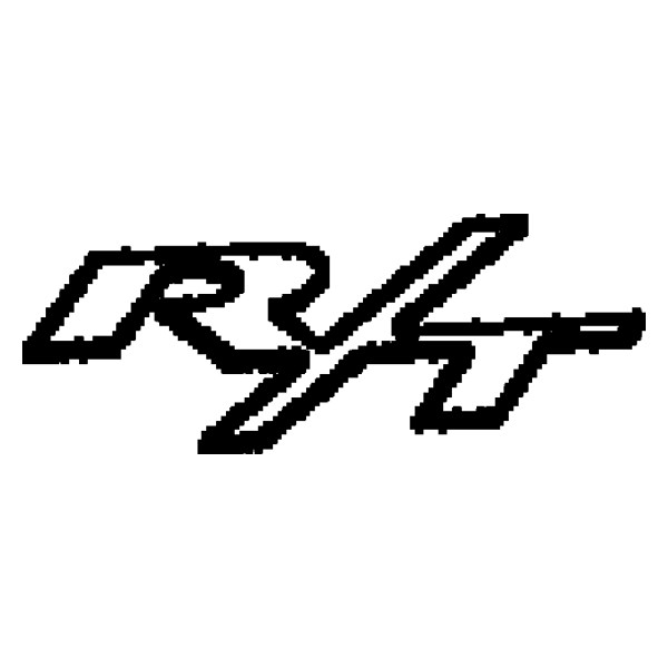 Mopar® 55112962AA - "R/T" Nameplate Black Deck Lid Emblem