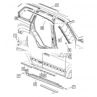 Jeep Grand Cherokee OEM Doors & Parts - Shells, Panels, Armrests | CARiD