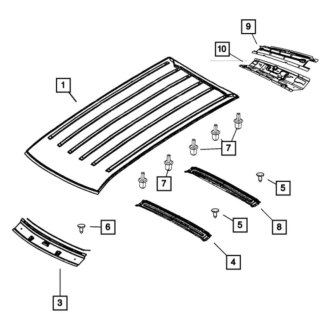 Dodge Nitro Roof Panels — CARiD.com