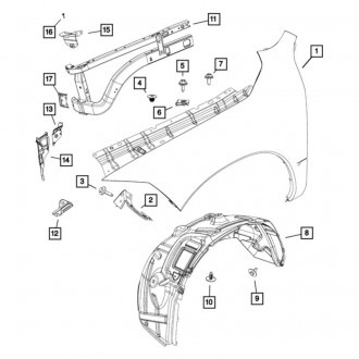 Fender Braces & Hardware | Bolts, Brackets, Screws — CARiD.com