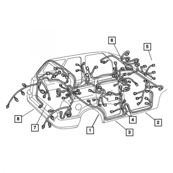 Mopar® 56019823AC - Trailer Tow Wiring
