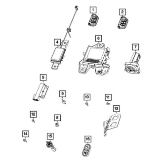 Jeep TPMS Control Units - Modules, Connectors & Wiring | CARiD