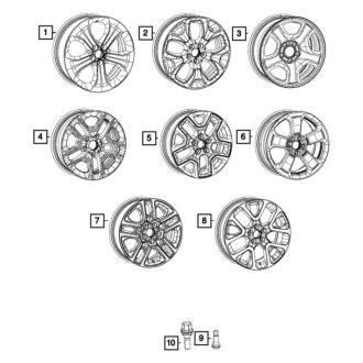 Jeep Compass OEM Wheels - Original Steel & Alloy Wheels | CARiD