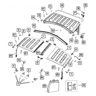 Jeep Gladiator Replacement Roofs & Components | CARiD