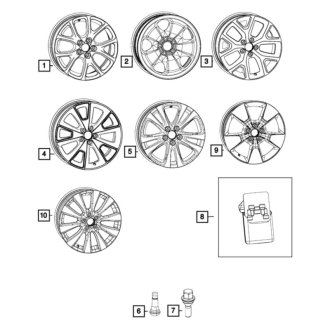 Jeep Cherokee OEM Wheels - Original Steel & Alloy Wheels | CARiD