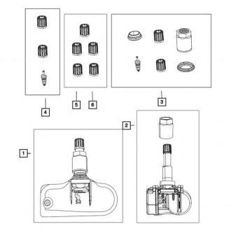 Dodge Journey TPMS Control Units | Modules & Wiring — CARiD.com