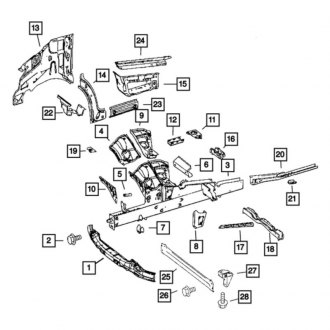 Chrysler PT Cruiser Chassis Frames & Body Parts — CARiD.com