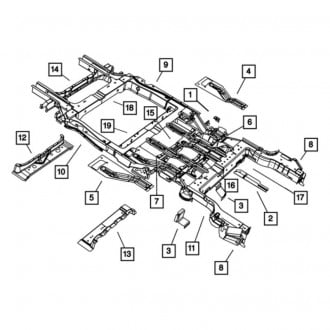 Dodge Grand Caravan Replacement Chassis Frames & Rails | CARiD