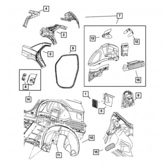 Chrysler 300 OEM Quarter Panels & Parts | Rear & Front — CARiD.com