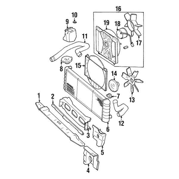 Mopar® 68064284AA - Engine Cooling Fan Clutch