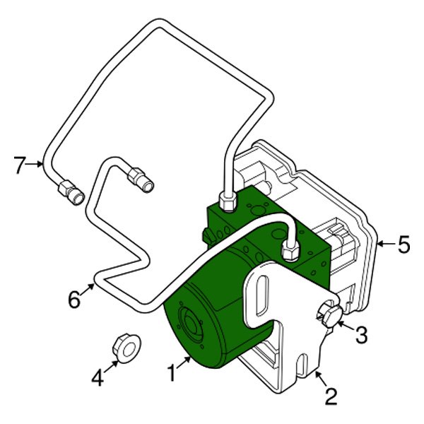 Mopar® 68085397AB - ABS Control Module