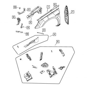 Replacement Fenders | Panels, Moldings, Trim, Inner Fenders – CARiD.com