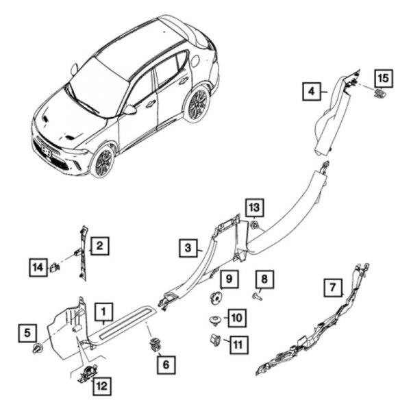 Mopar® 68094895AA - Pin Bushing