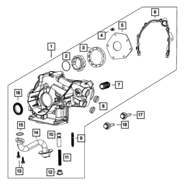 Mopar® 68095099AA - Ignition Control Module Screw