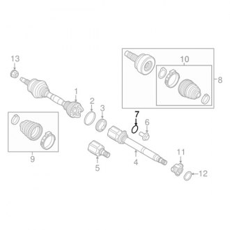 2015 Ram ProMaster City Axle Shafts & Parts - Front, Rear | CARiD