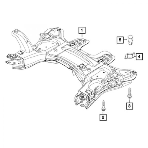 Mopar® - Fiat 500 2018 Jounce Bumper Bolt
