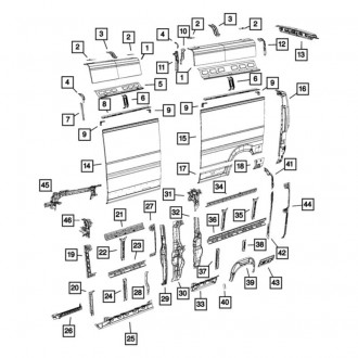 Ram ProMaster Body Tubs & Side Panels | CARiD