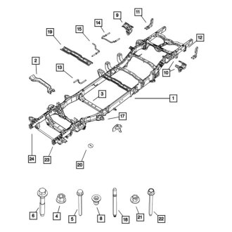Dodge Dakota Replacement Chassis Frames & Rails - CARiD.com