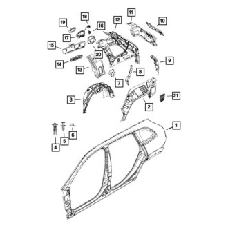 Jeep Cherokee OEM Quarter Panels & Parts - Rear & Front | CARiD