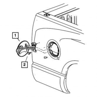 Replacement Fuel Doors & Parts - Latches, Springs, Hinges | CARiD