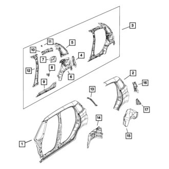 Fiat 500 Chassis Frames Hardware - Clips, Plugs | CARiD