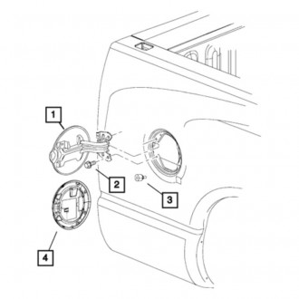 Replacement Fuel Doors & Parts | Latches, Springs, Hinges — CARiD.com