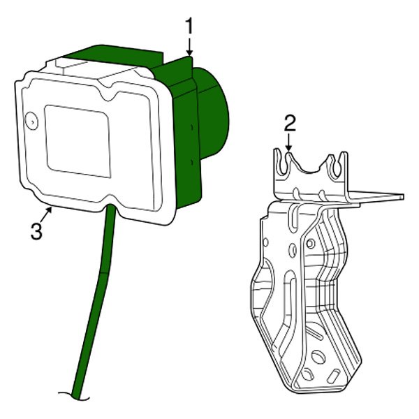 Mopar® 68214374AA - ABS Control Module