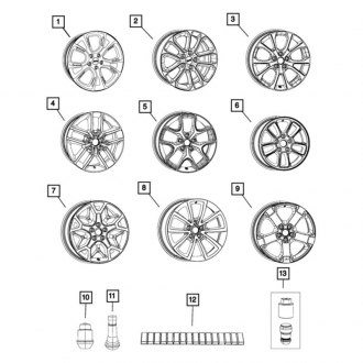 Jeep OE™ Factory Wheels - CARiD.com