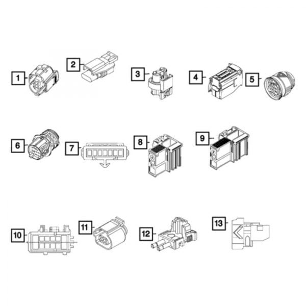 Mopar® 68236019AA - Electrical Connector