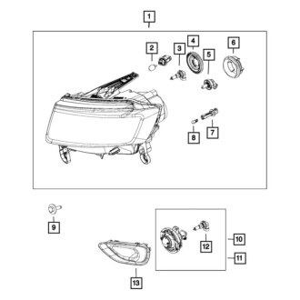 Jeep Grand Cherokee OEM Headlights - Factory Headlights | CARiD
