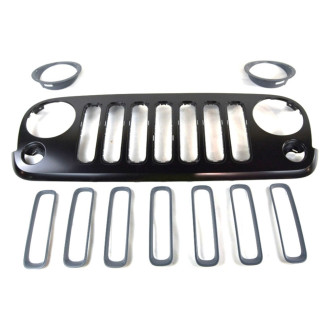 Jeep Wrangler OEM Grilles | Factory Billet & Mesh Grilles — CARiD.com