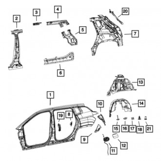 Jeep Compass OEM Quarter Panels & Parts - Rear & Front | CARiD