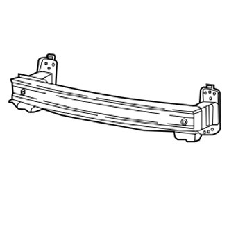 Mopar® 68243667AB - Front Bumper Impact Bar