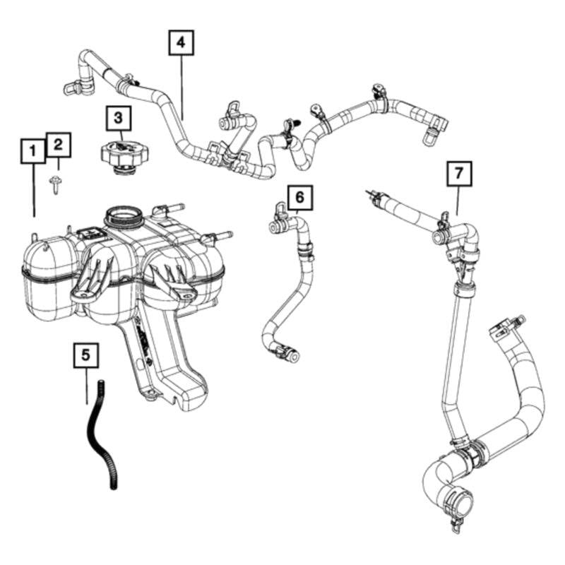 Mopar® 68244092AB - Engine Coolant Radiator Hose