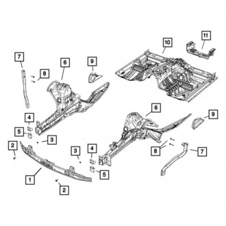 Jeep Grand Cherokee Replacement Chassis Frames & Rails | CARiD