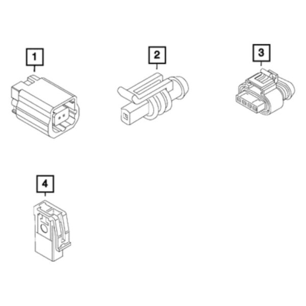 Mopar® 68266507AA - Electrical Connector