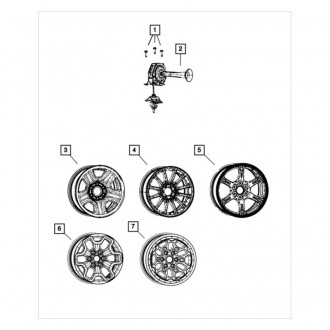 Ram 1500 OEM Spare Tire Covers & Carriers | CARiD