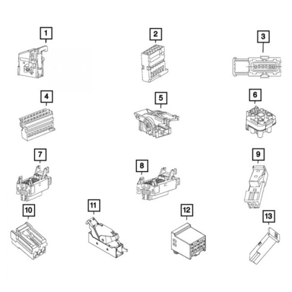 Mopar® 68268736AA - Electrical Connector